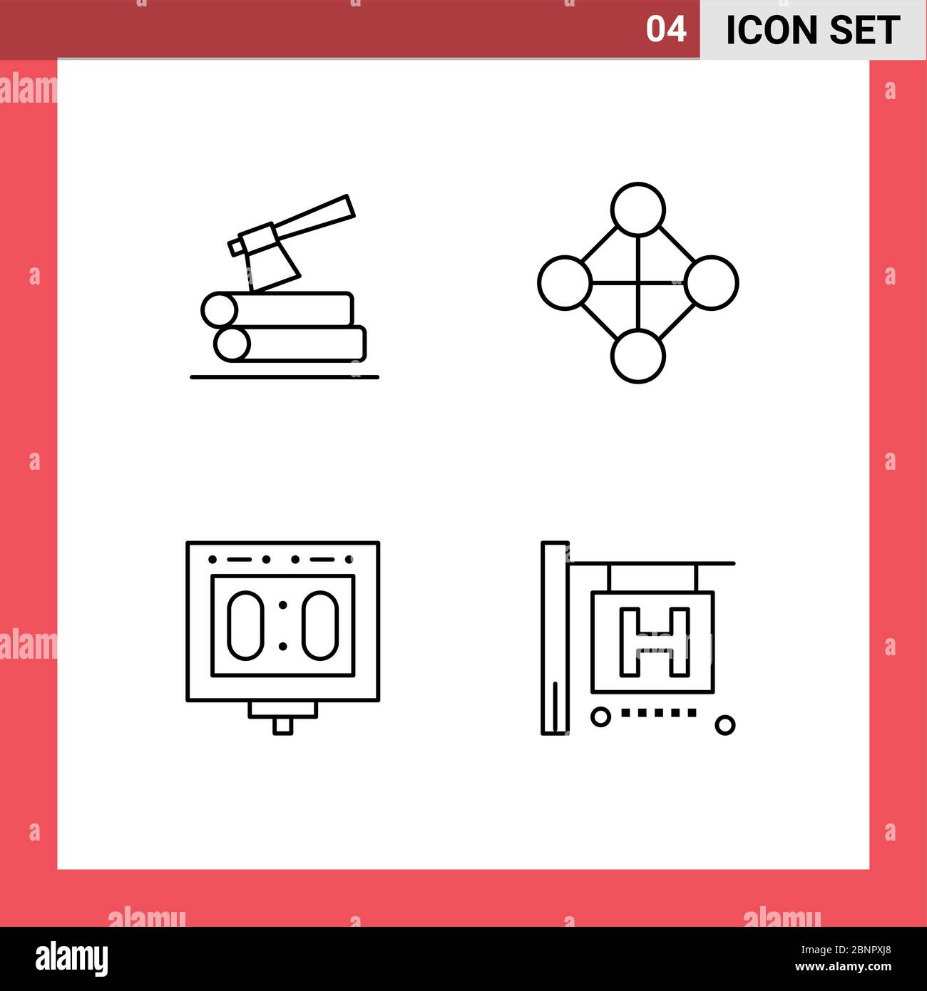Scoring wood Stock Vector Images - Alamy