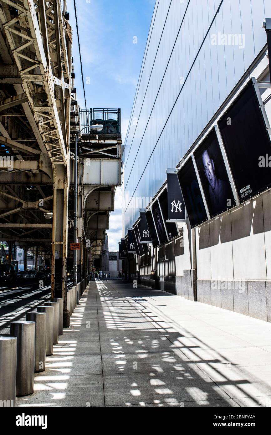 New York City Yankees Stadium Outdoor Subway Stock Photo - Alamy