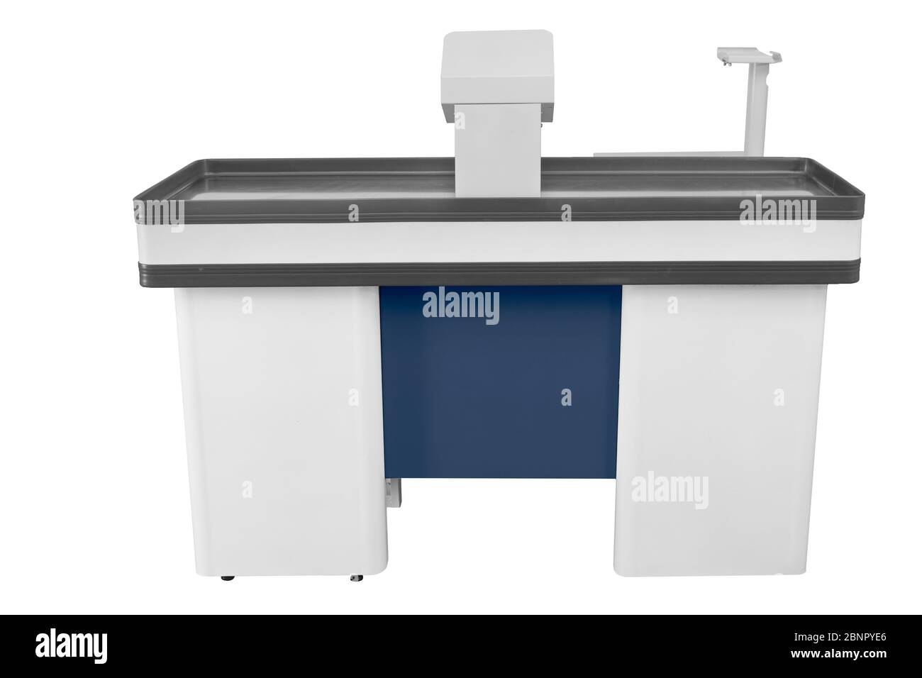 cashier machine or cash register terminal isolated on white background ...