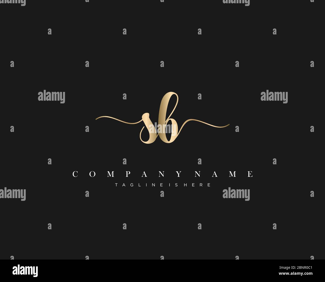 Sb initial logo hi-res stock photography and images - Alamy