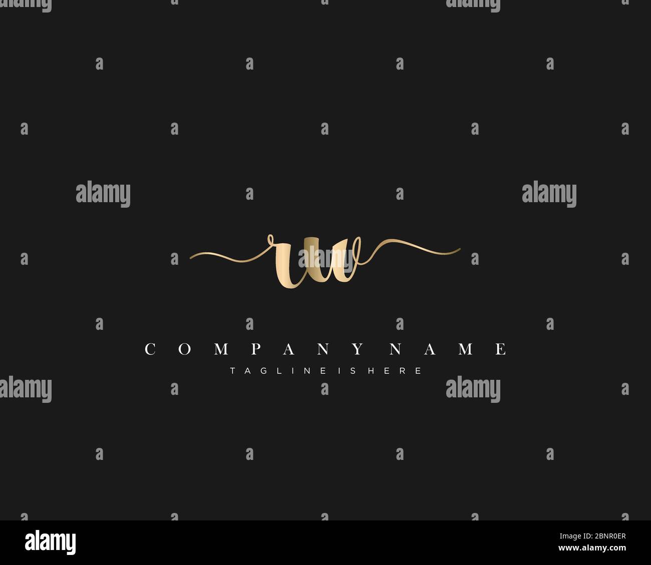 Rw brand logo hi-res stock photography and images - Alamy