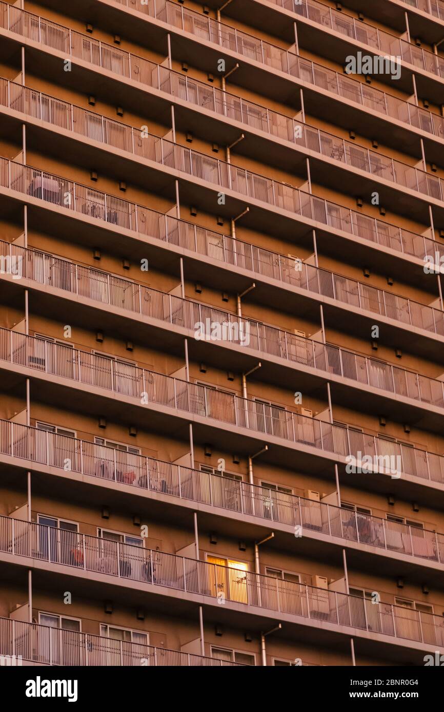 Tokyo high rise apartment bay hi-res stock photography and images - Alamy