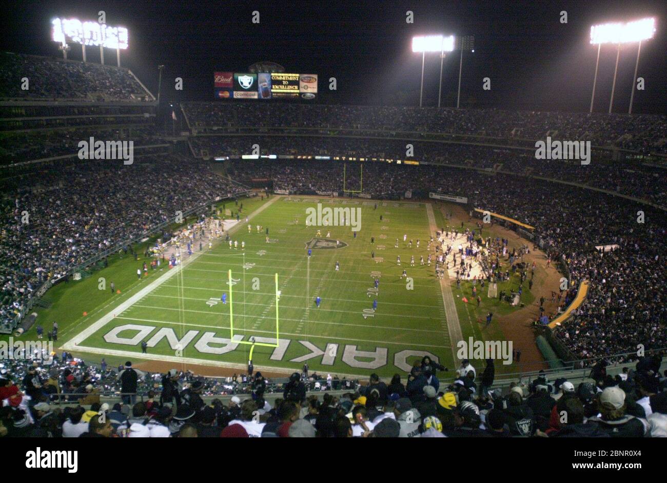 Oakland alameda coliseum night hi-res stock photography and images - Alamy