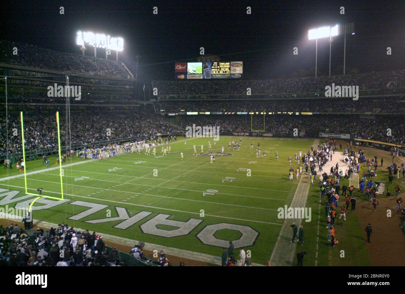 Oakland alameda coliseum night hi-res stock photography and images - Alamy