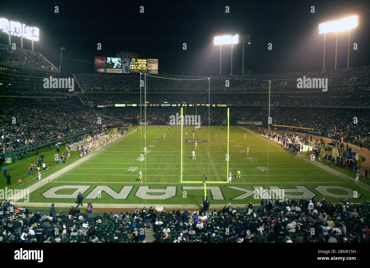 Oakland alameda coliseum night hi-res stock photography and images - Alamy