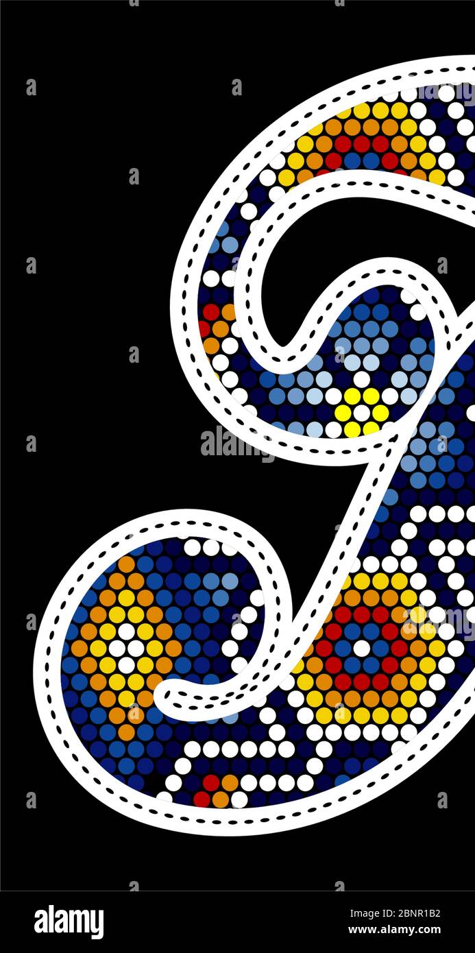 Decorative capital letter Stock Vector Images - Alamy