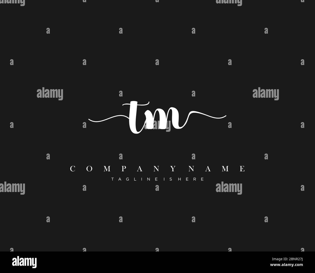 Initial tm logo hi-res stock photography and images - Alamy