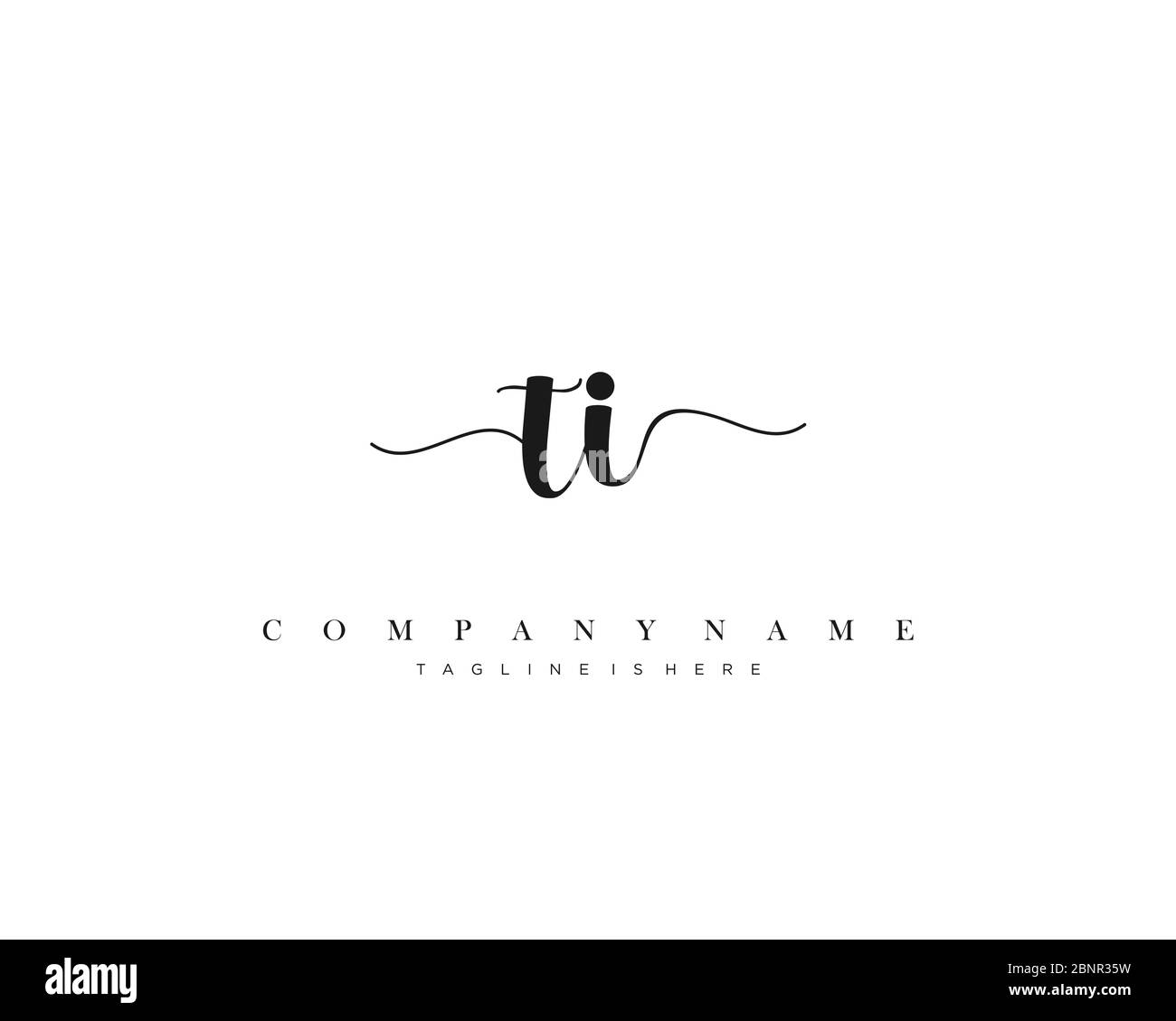 Initial ti logo hi-res stock photography and images - Alamy