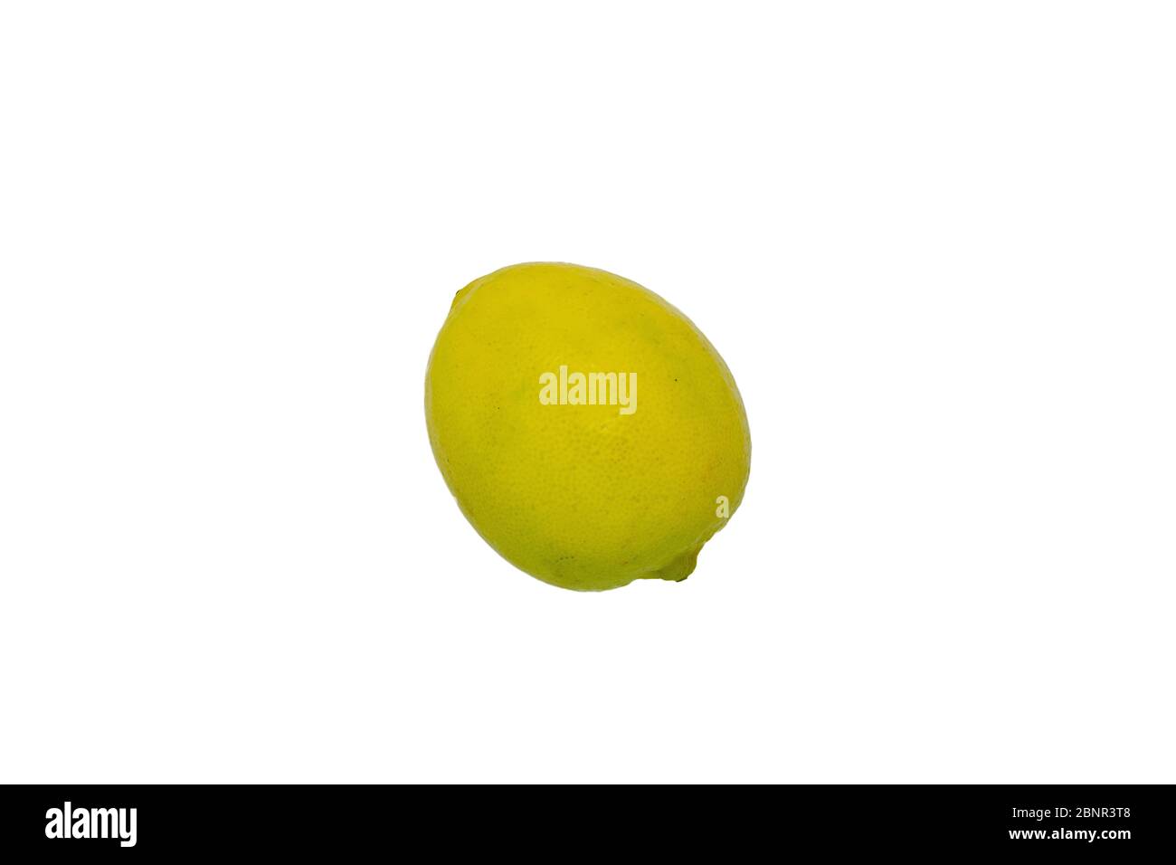 One Lemon Isolated Stock Photo - Alamy