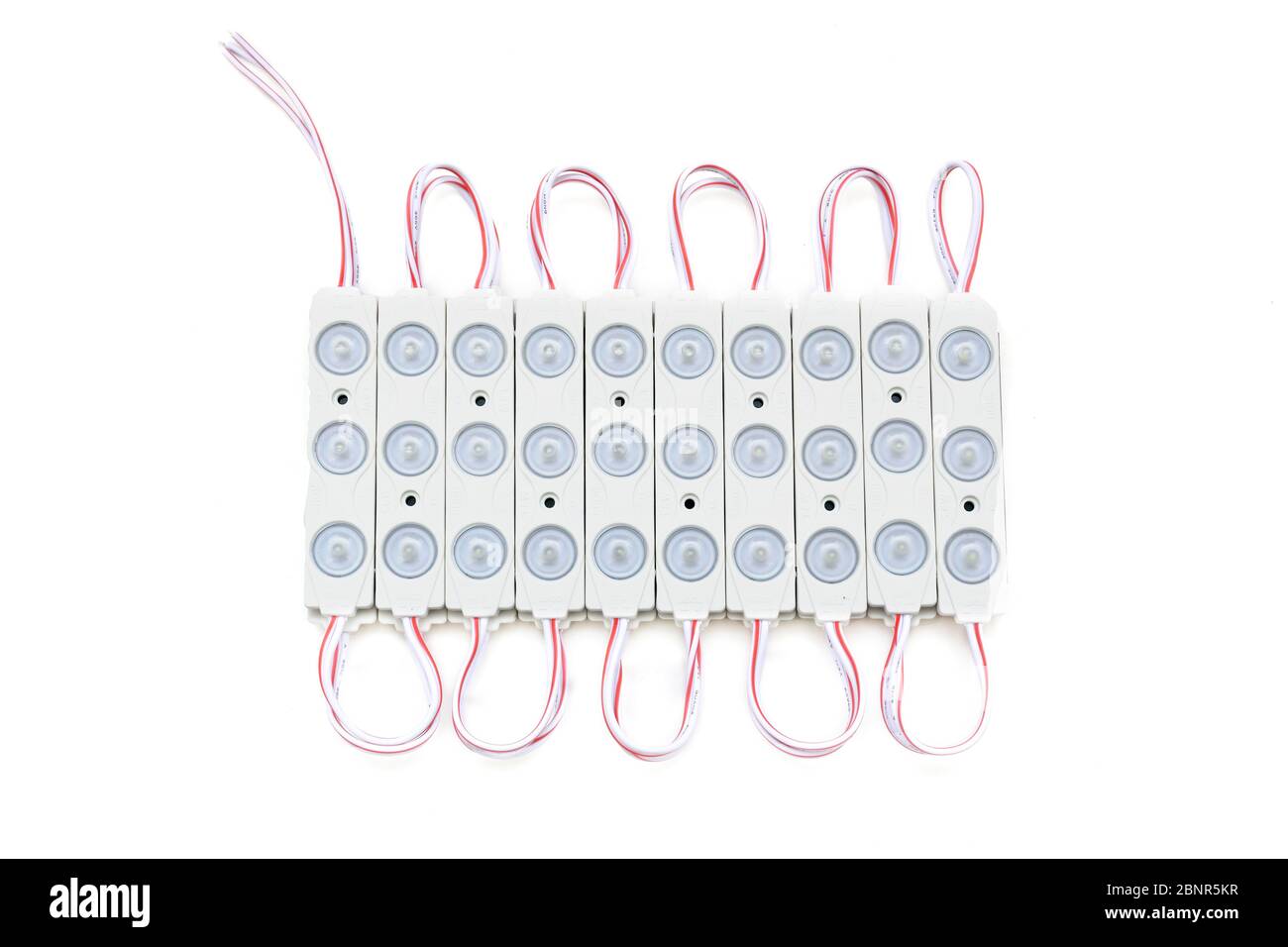 White line light emitting diode Cut Out Stock Images & Pictures - Alamy