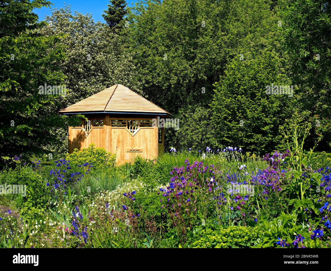 Europe, Germany, Hesse, Marburg, botanical garden of the Philipps ...