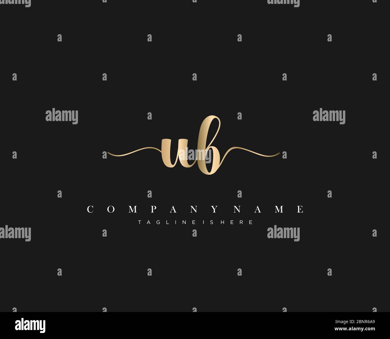Ub initial logo hi-res stock photography and images - Alamy