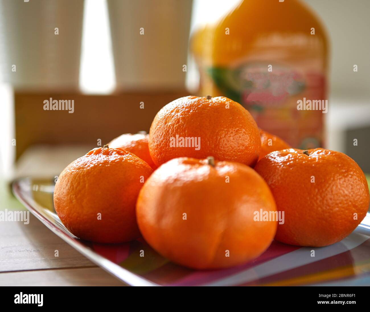 Fresh tangerines taken in natural light from the window Stock Photo - Alamy