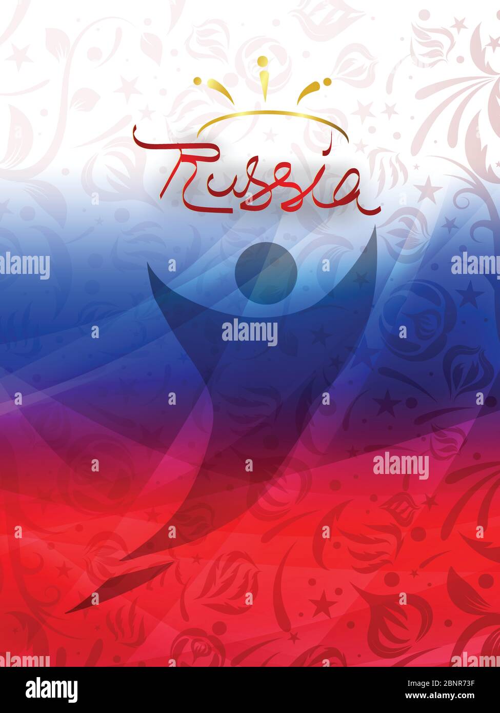 Paper art of Russian with modern and traditional elements, Vector ...