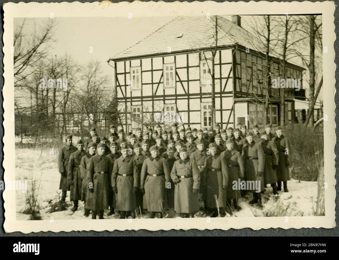 German historical photo: group of a military wehrmacht unit, WH ...
