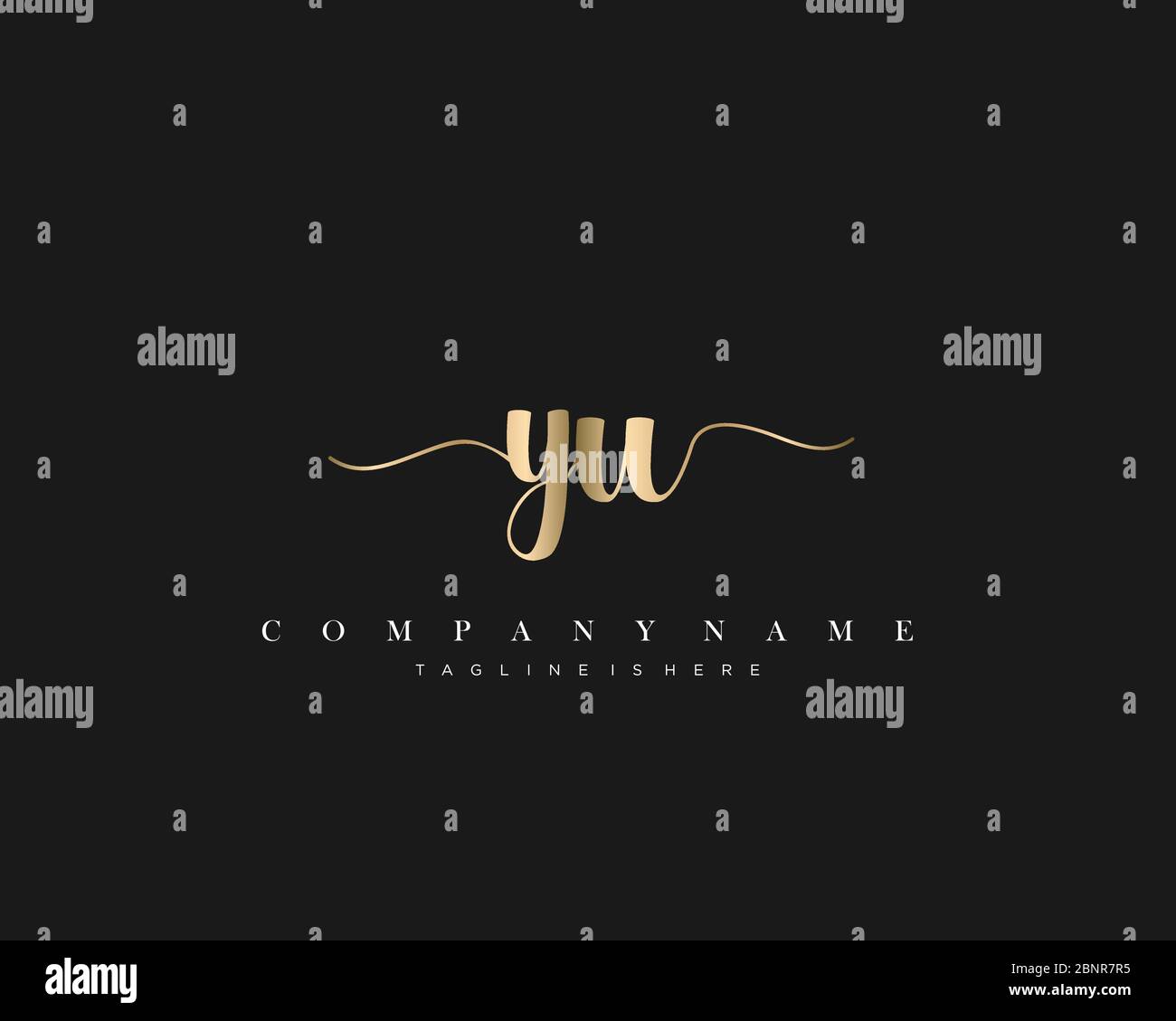 Initial yu logo hi-res stock photography and images - Alamy