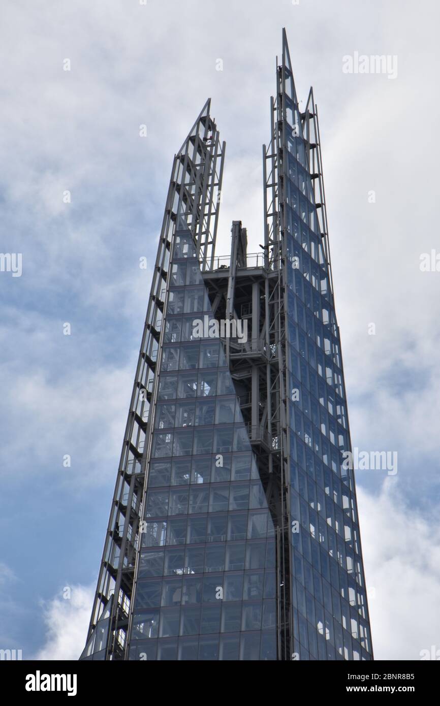 Construction of a London skyscraper, England, UK, Great Britain Stock ...