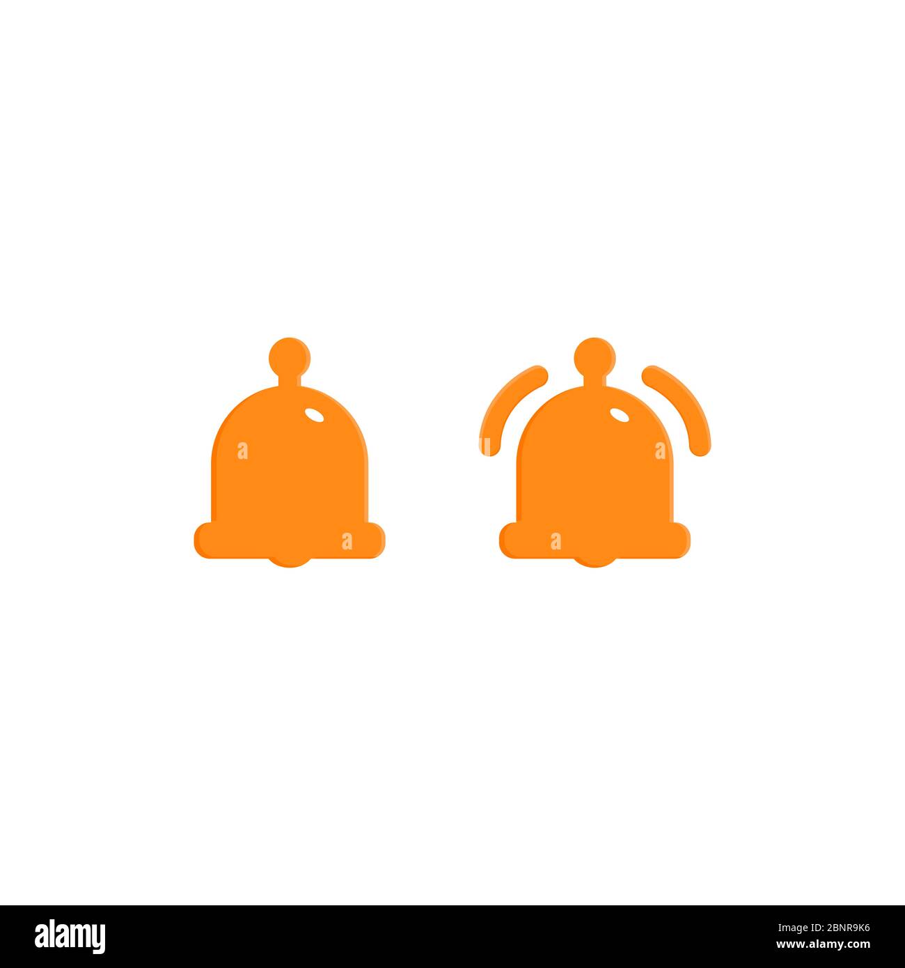 Notification bell vector graphic design illustration Stock Vector Image ...