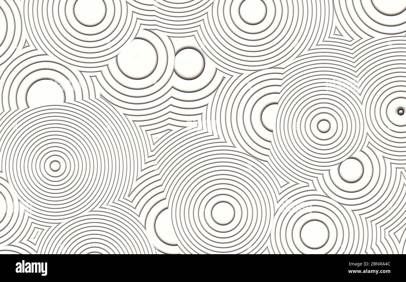 Abstract circle line technology Cut Out Stock Images & Pictures - Alamy