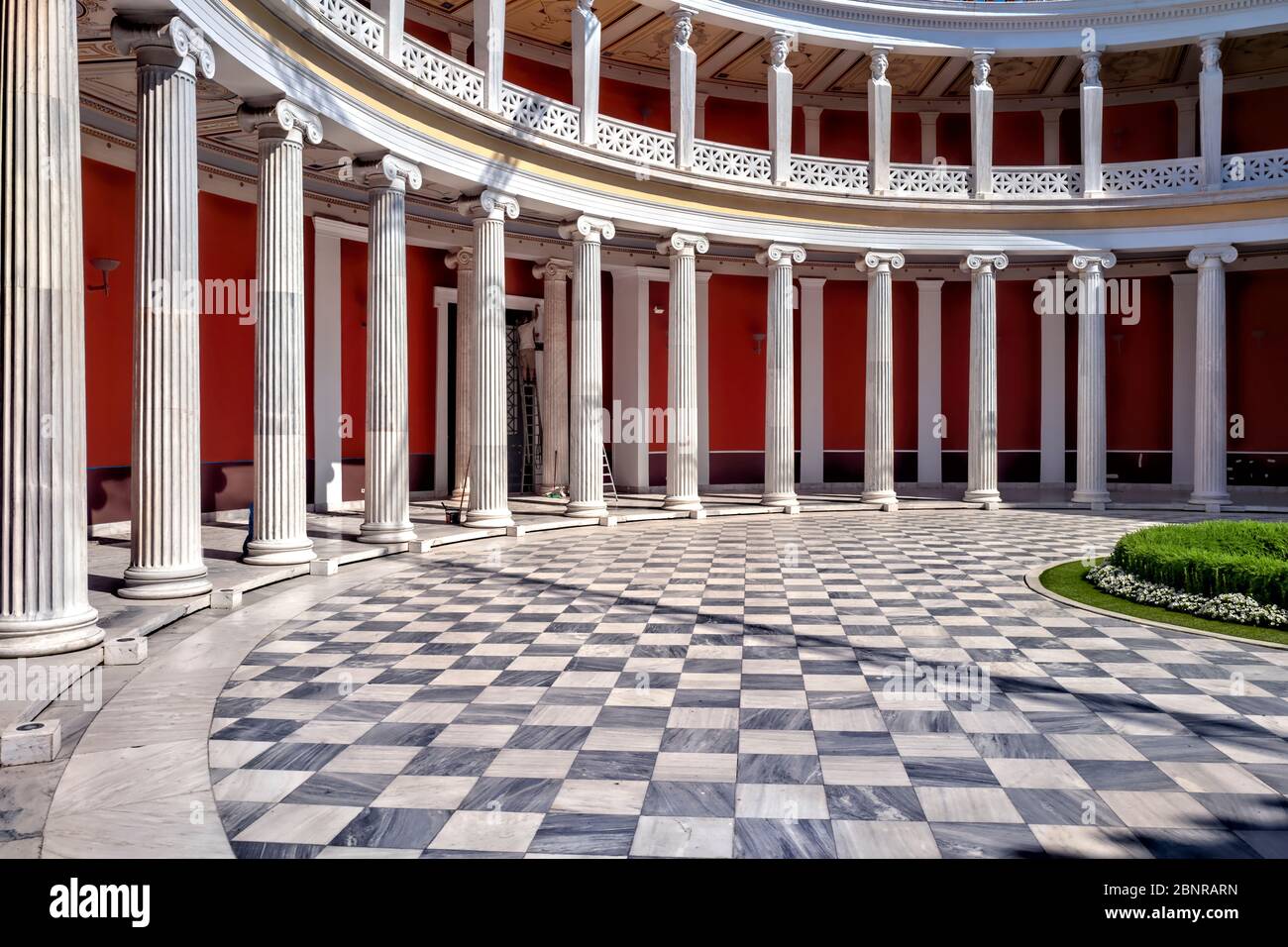 Athens Greece. The inner courtyard of the Zappeio Hall Stock Photo - Alamy