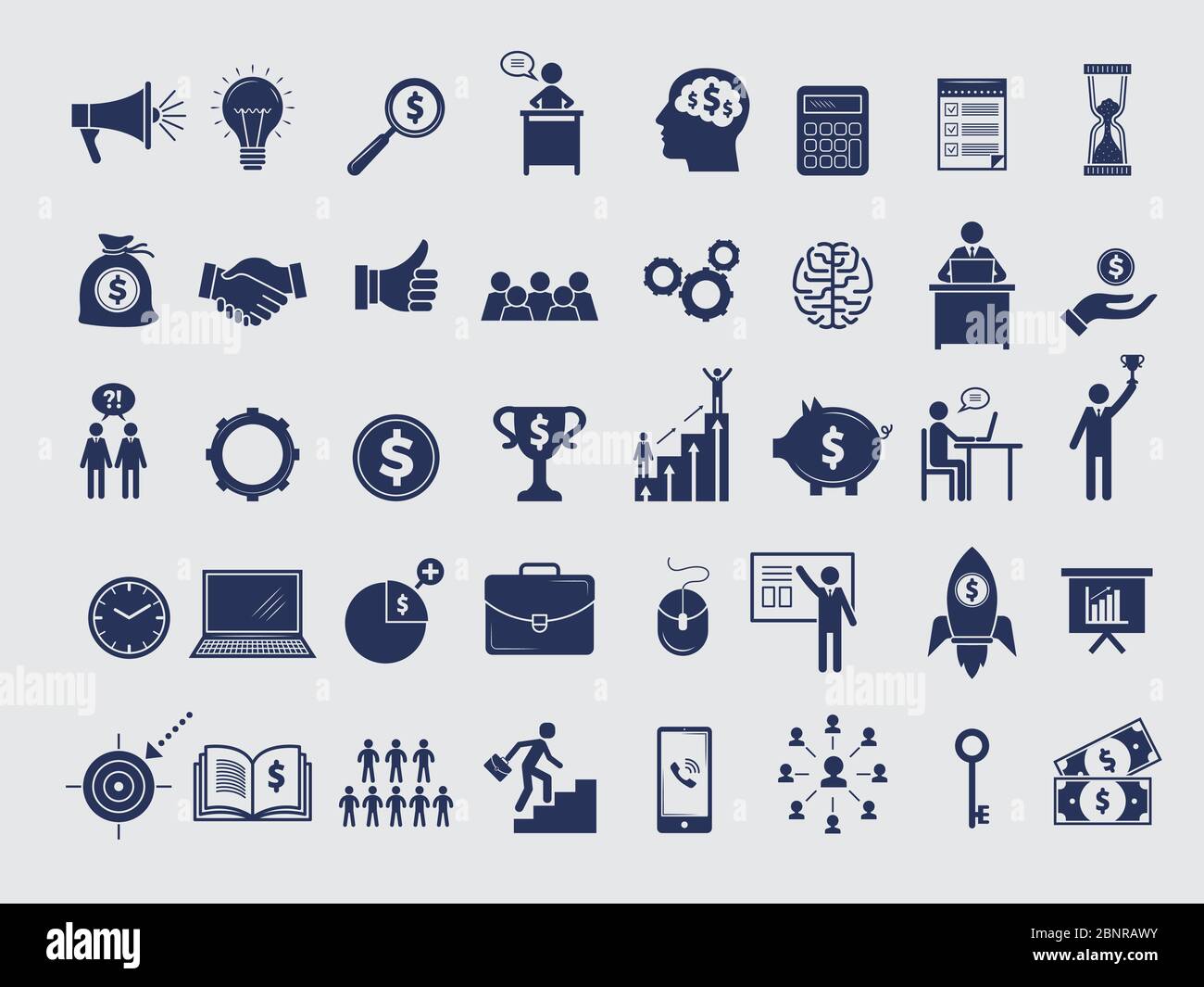 Money symbols vector icons hi-res stock photography and images - Alamy