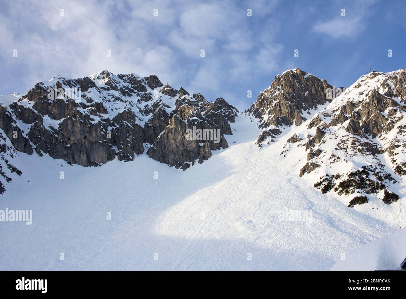 The Hafelekar on the Nordkette Innsbruck Stock Photo - Alamy