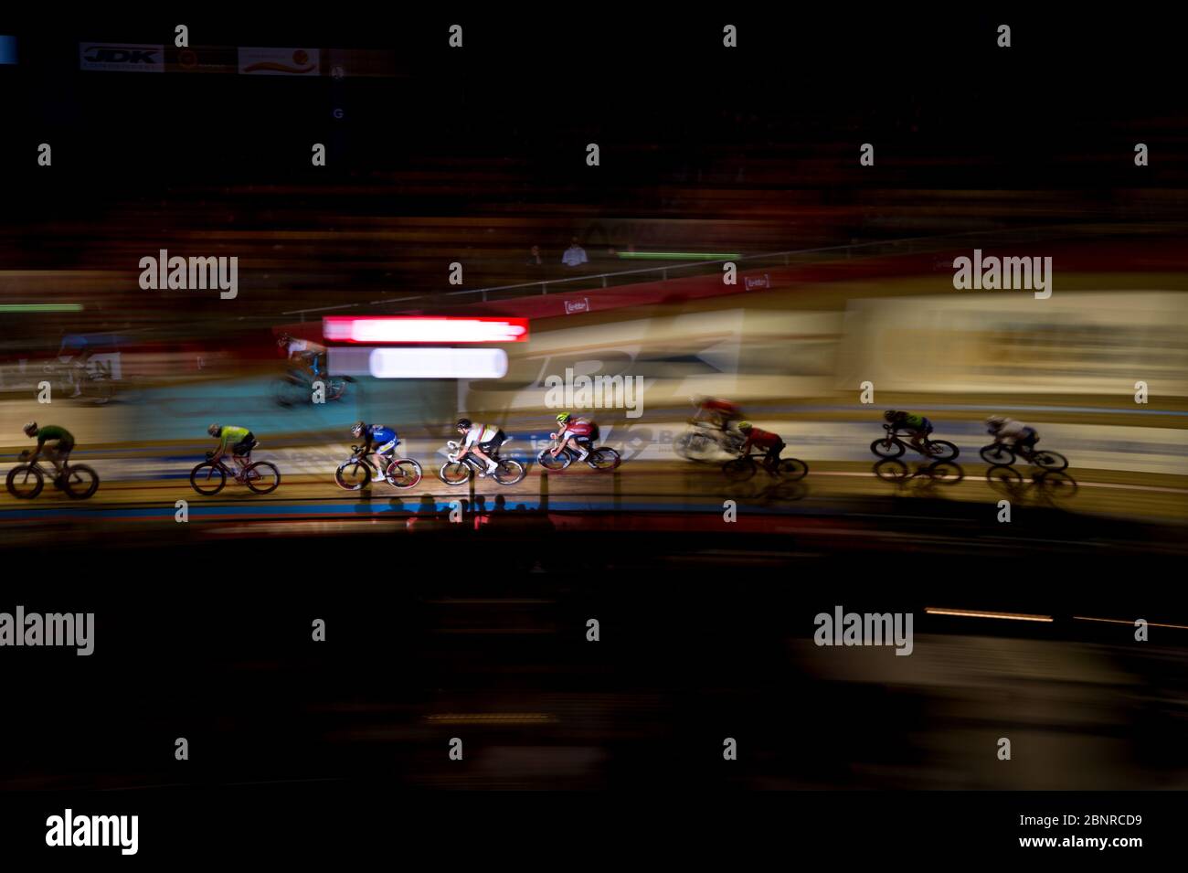 Ghent, Belgium - November, 2016: The 76th 6 Days of Ghent race at t ...