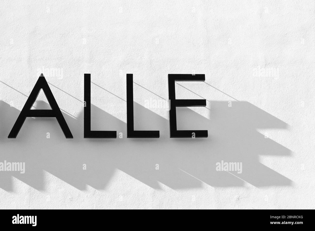 Picture on a wall Black and White Stock Photos & Images - Alamy