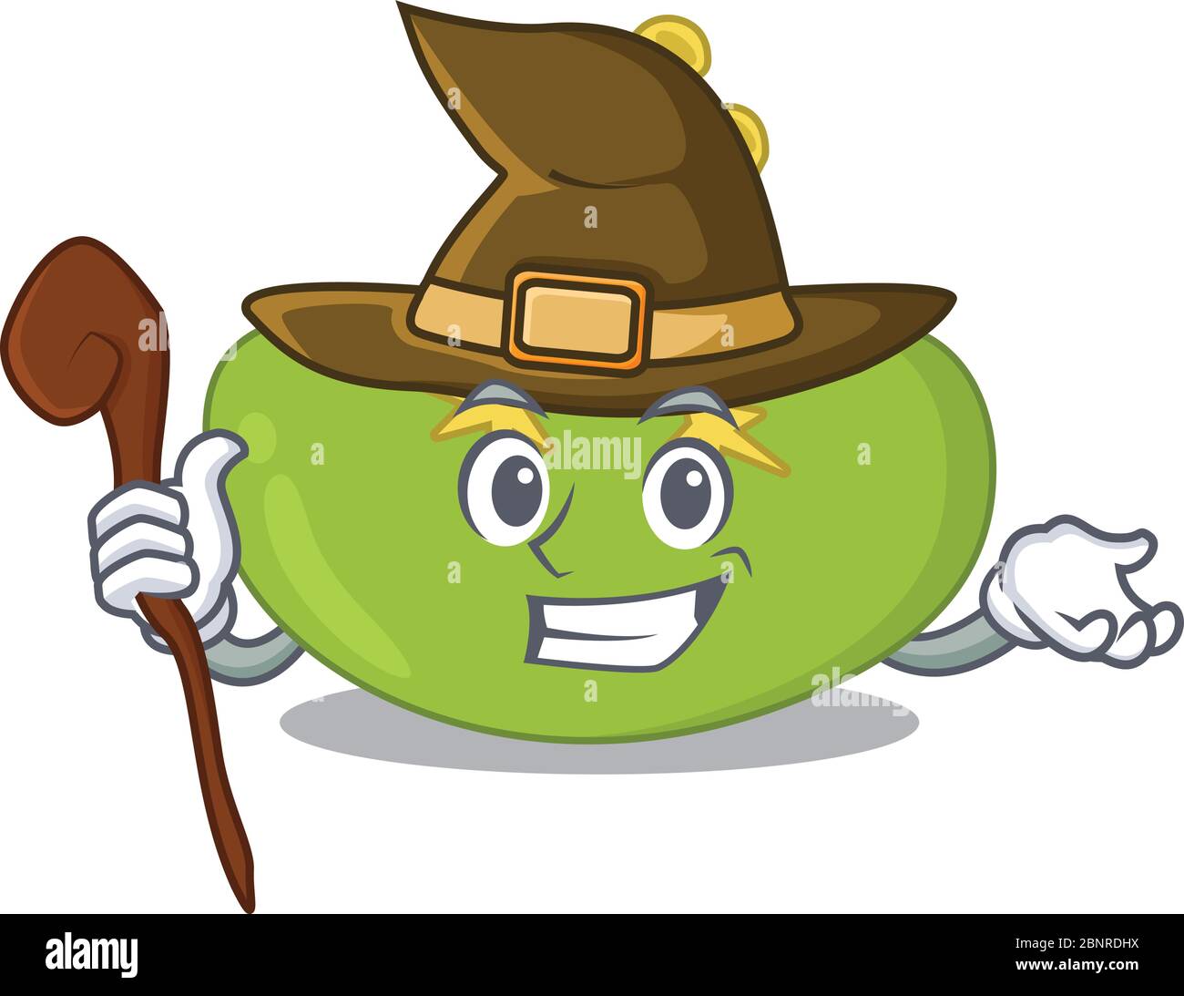 Spleen funny but sneaky witch cartoon character design Stock Vector ...