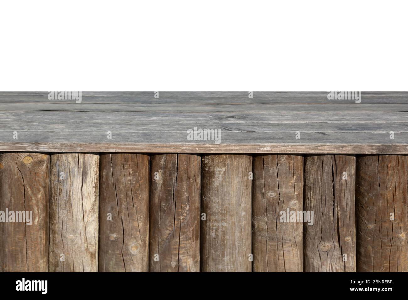 Wood Shelf Table isolated on white background Stock Photo - Alamy