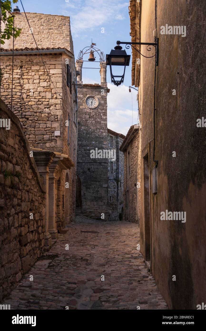 Lacoste , street views, Luberon , France Stock Photo - Alamy