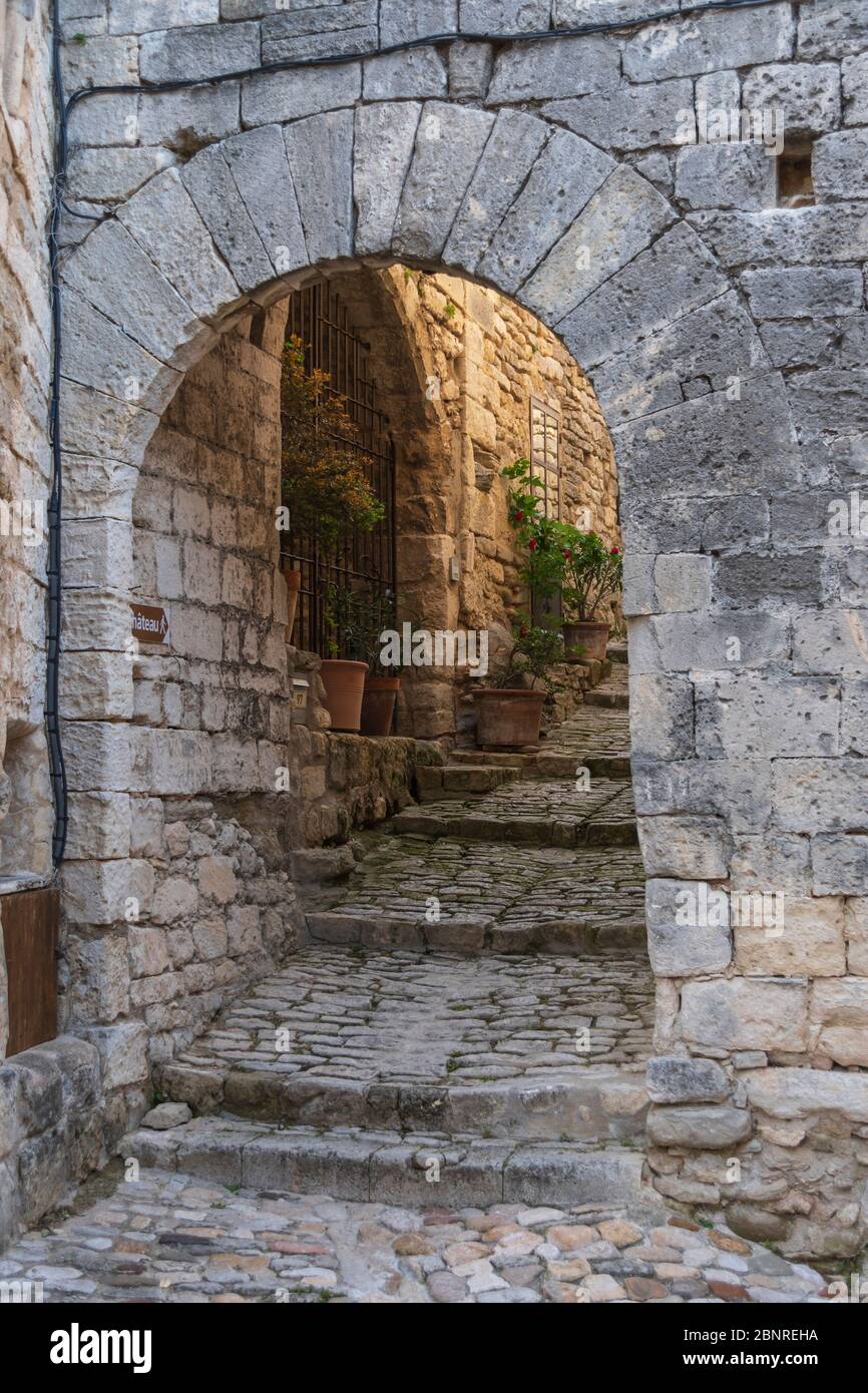 Lacoste , street views, Luberon , France Stock Photo - Alamy