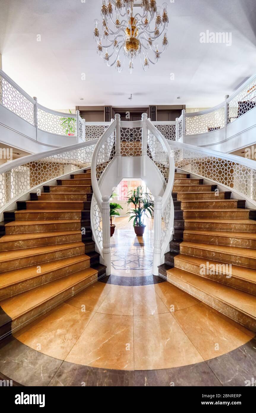 Double stairs hi-res stock photography and images - Alamy