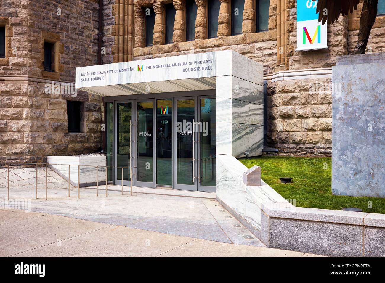 Montreal, Canada - June, 2018: Montreal Museum of fine arts bourgie ...