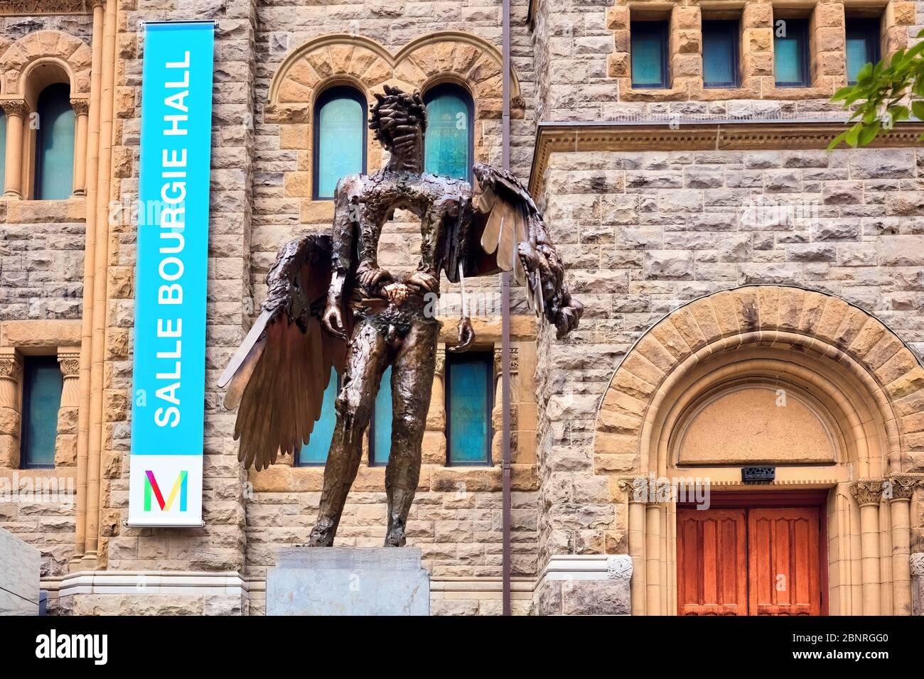 Montreal, Canada - June, 2018: The iconic sculpture named the eye by ...