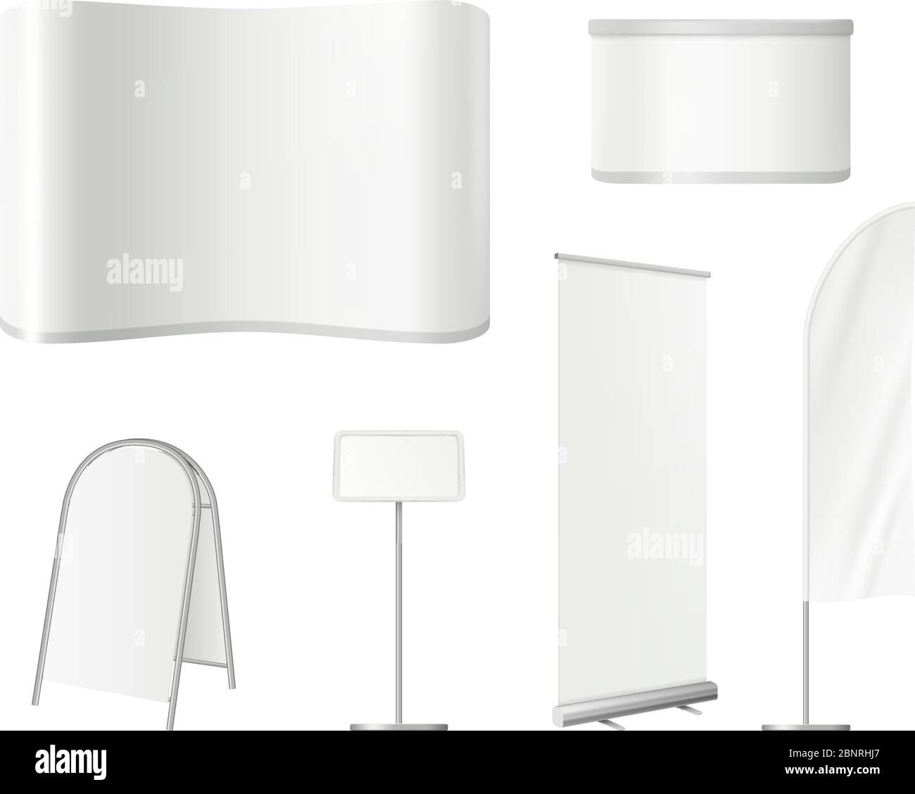 Blank realistic advertising construction Cut Out Stock Images ...