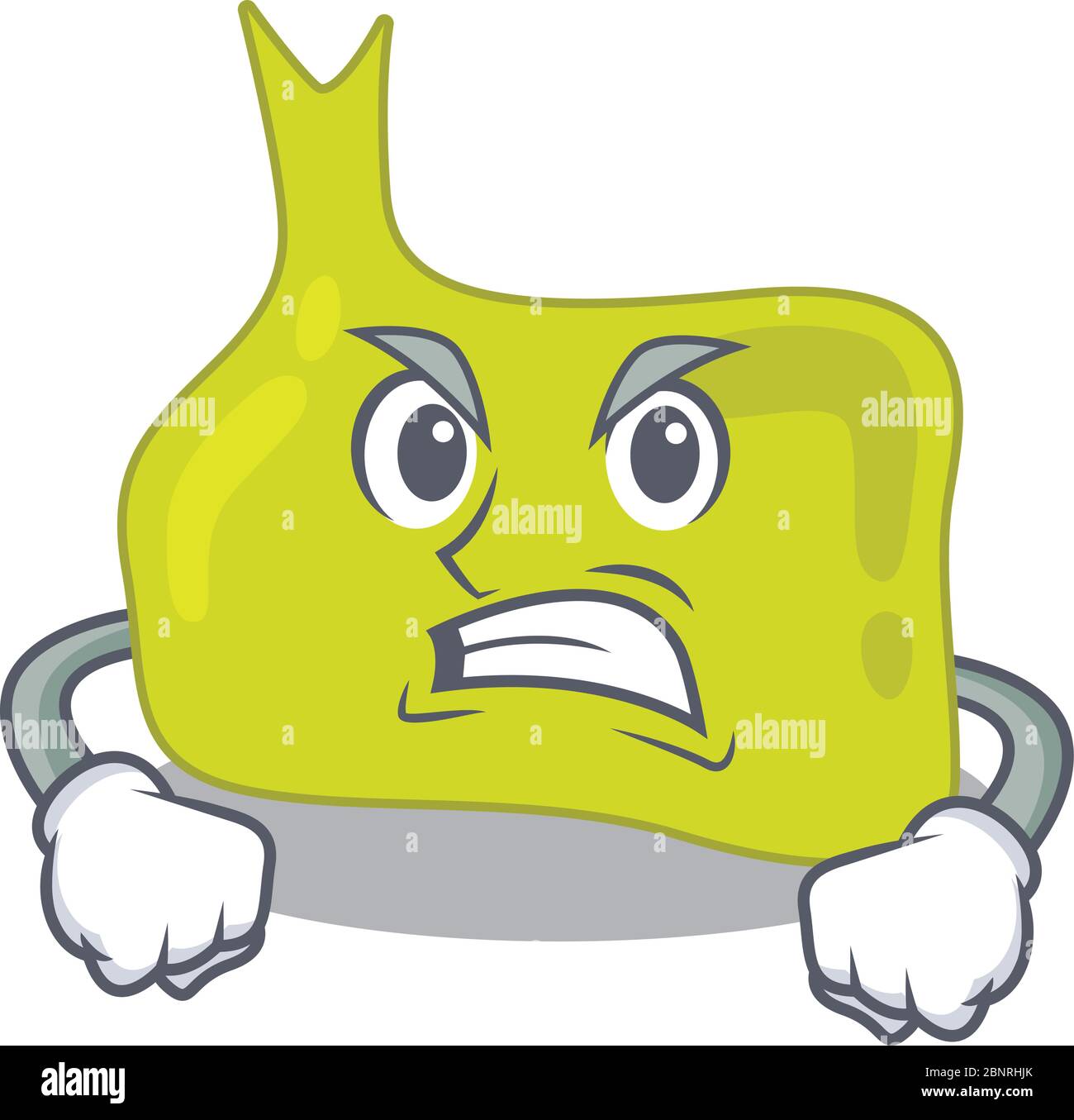 A cartoon picture of pituitary showing an angry face Stock Vector Image ...