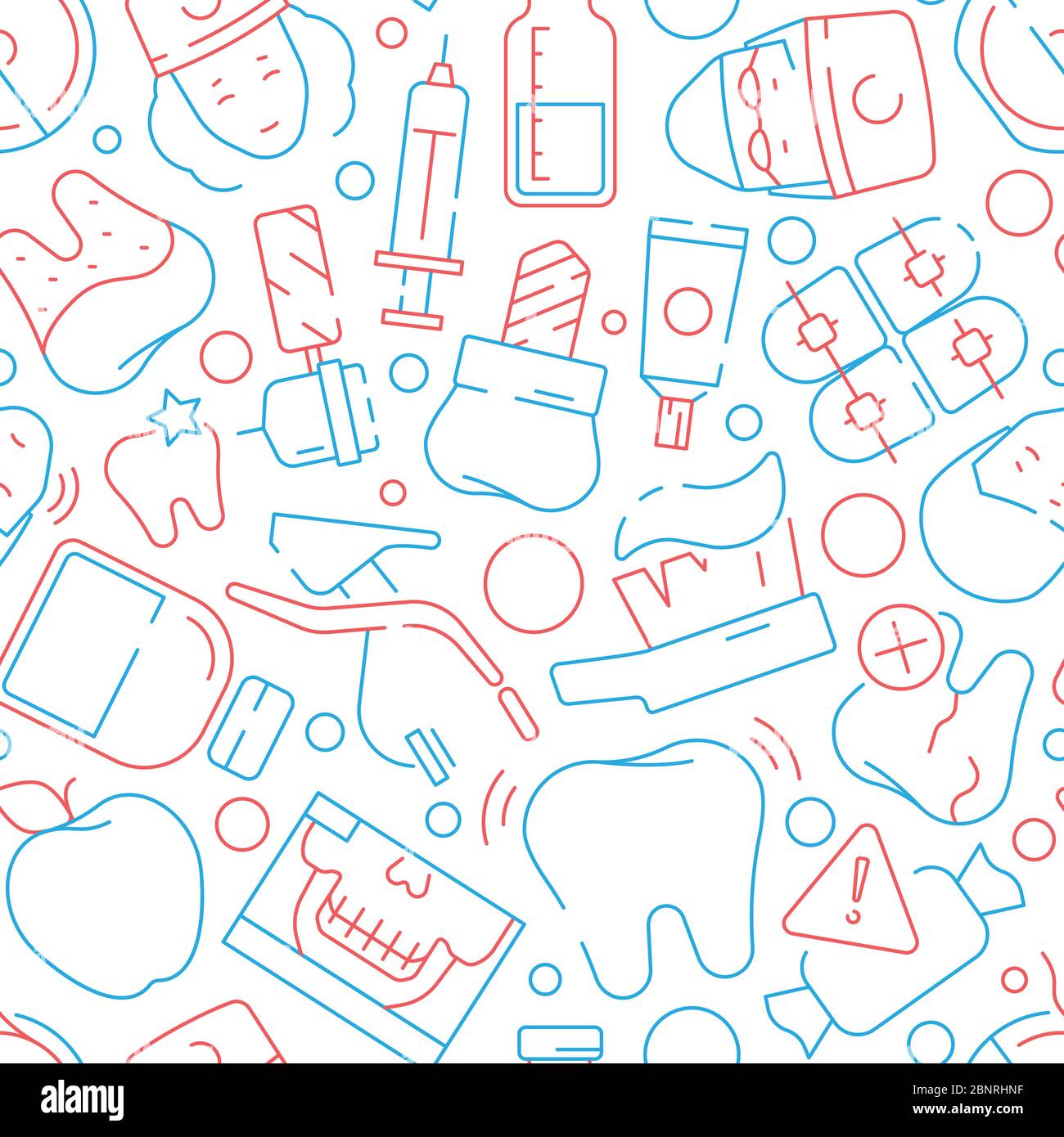 Stomatology pattern. Teeth orthodontic veneers seamless medical ...