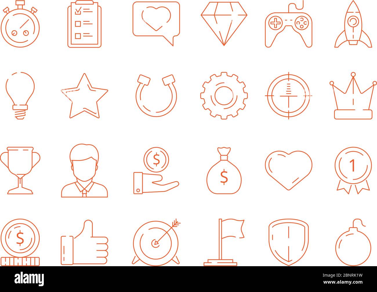Gamification symbols. Business achievements rules for gamers ... Gamification symbols. Business achievements rules for gamers ...