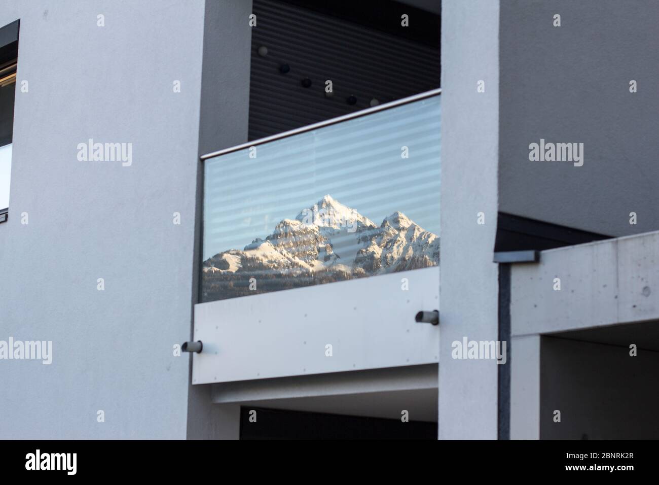Snow on balcony hi-res stock photography and images - Alamy