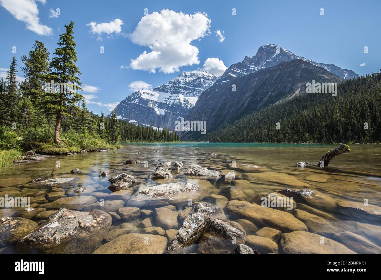 Canada, Alberta, Jasper National Park, Mount Edith Cavell, mountain ...