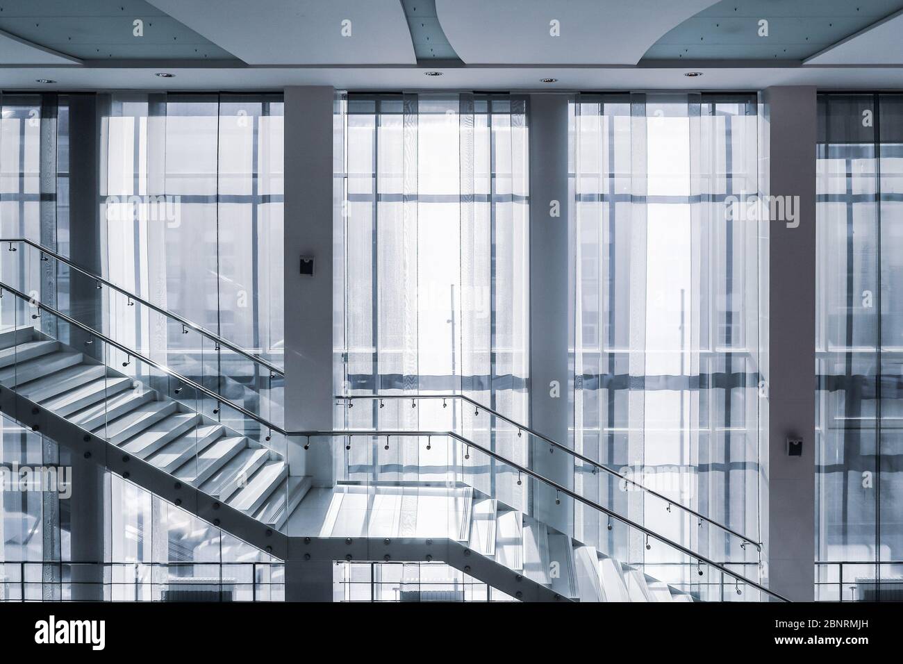urban staircase in a business center Stock Photo - Alamy