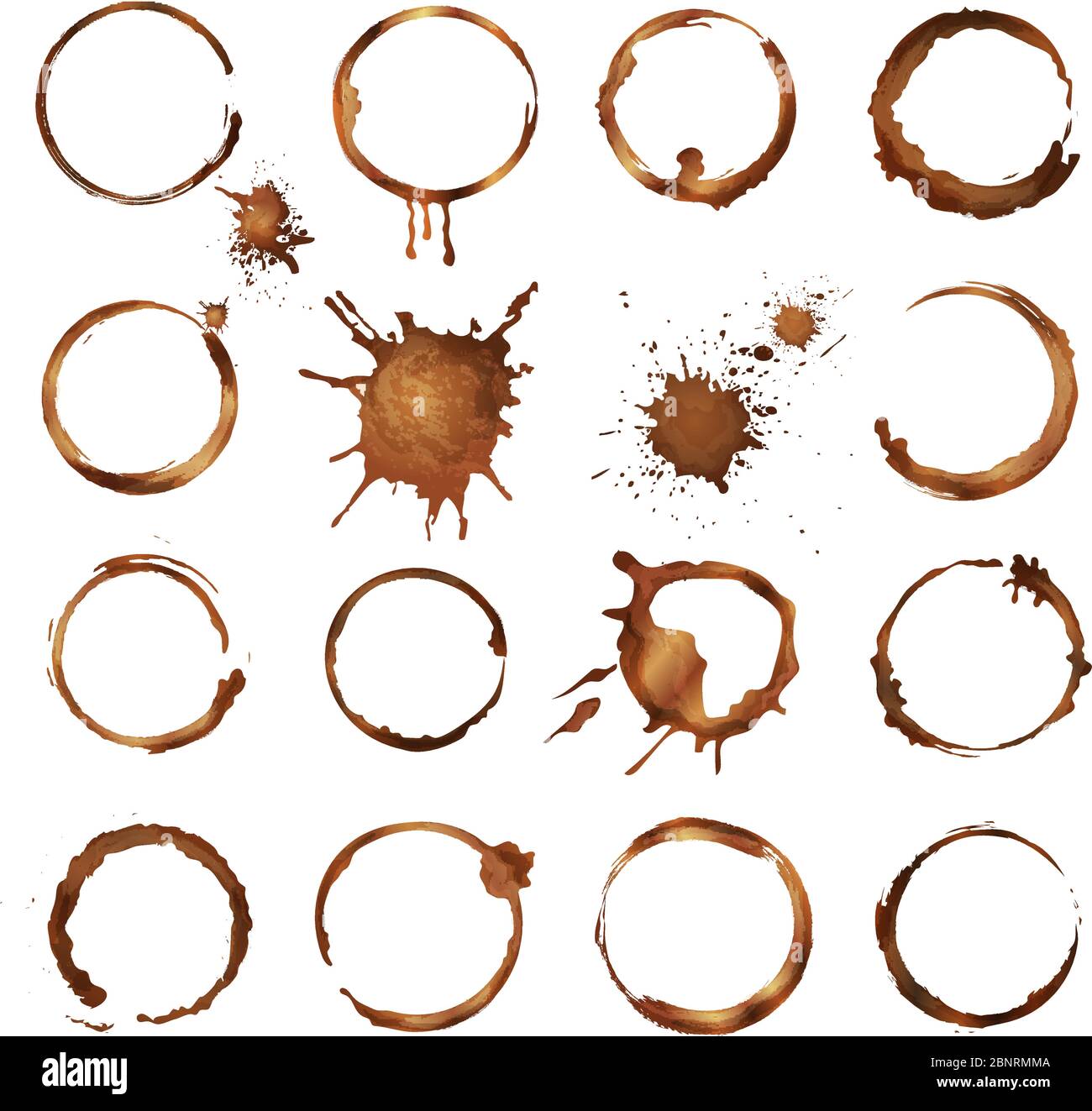 Coffee stain rings hi-res stock photography and images - Alamy