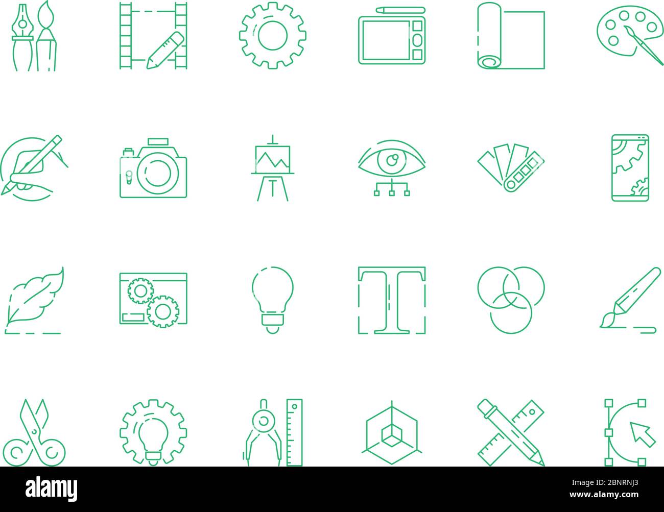 Design tools icon. Artwork web design typography creative art ...