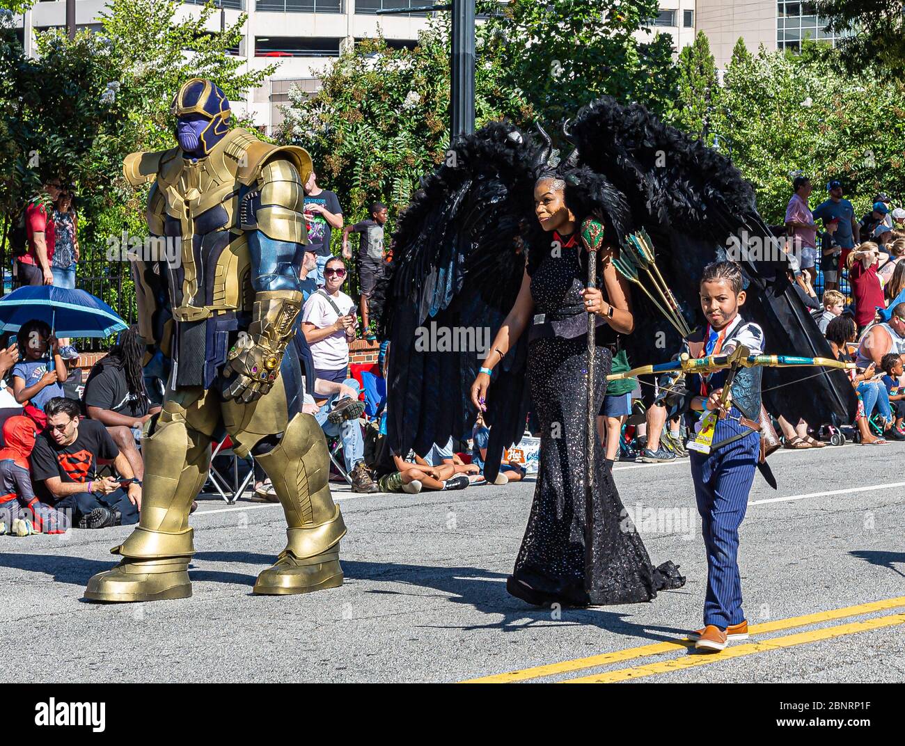 Characters On Parade Stock Photo - Alamy