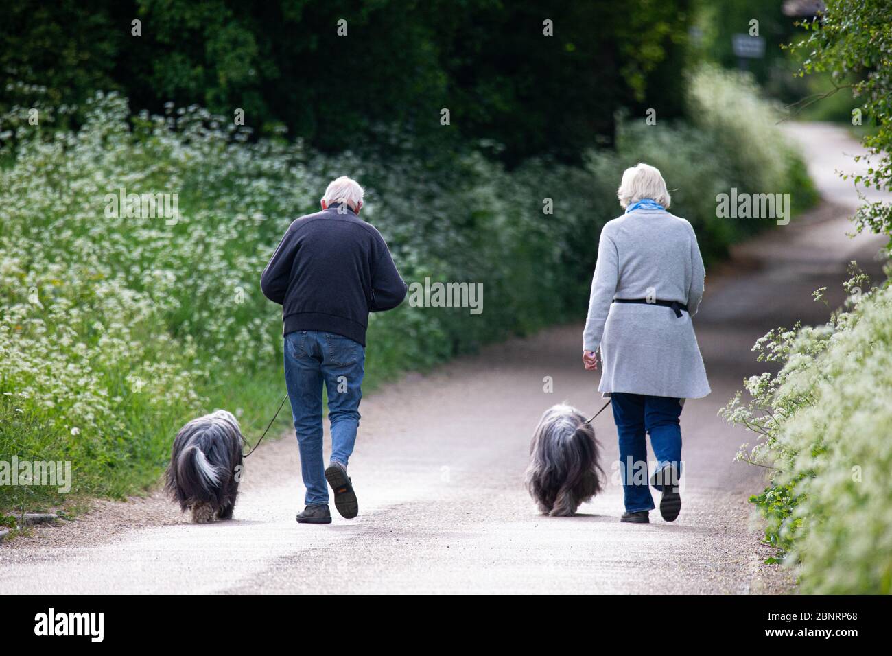 Man walking country lane hi-res stock photography and images - Alamy