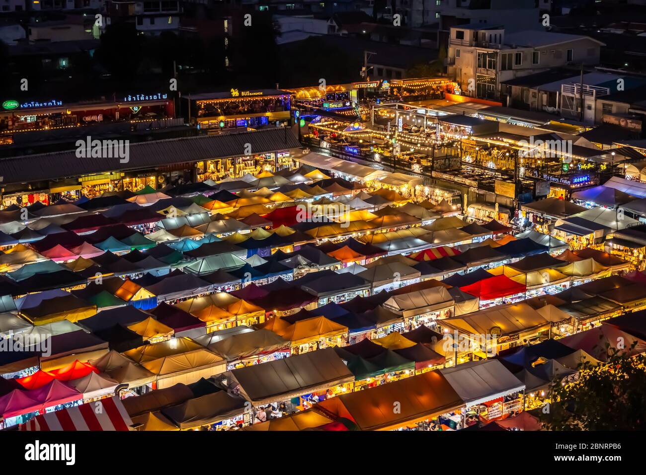 Bangkok / Thailand - February 8, 2020: Name of this place " Ratchada ...