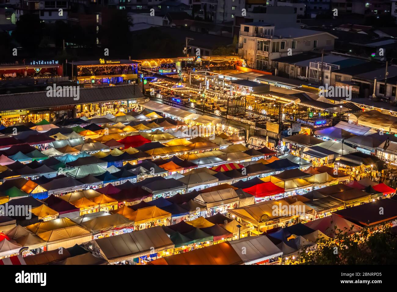 Bangkok / Thailand - February 8, 2020: Name of this place " Ratchada ...