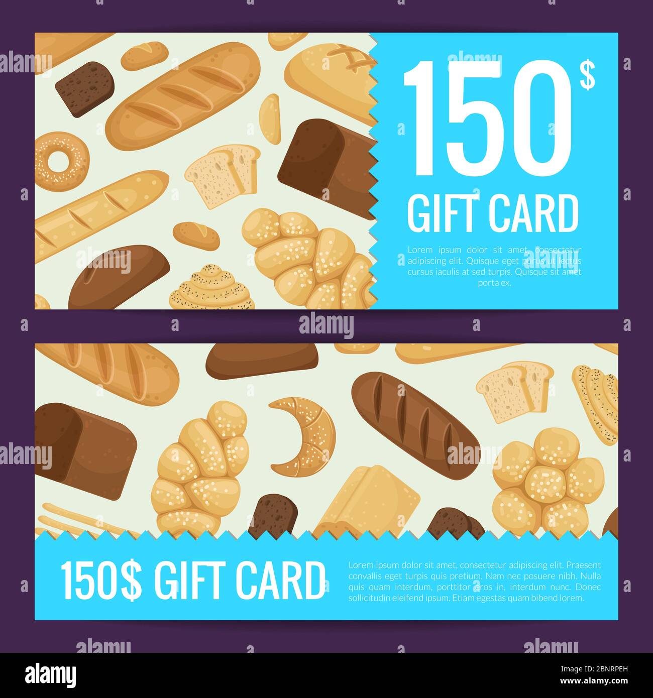 Vector cartoon bakery elements discount or gift Stock Vector Image ...