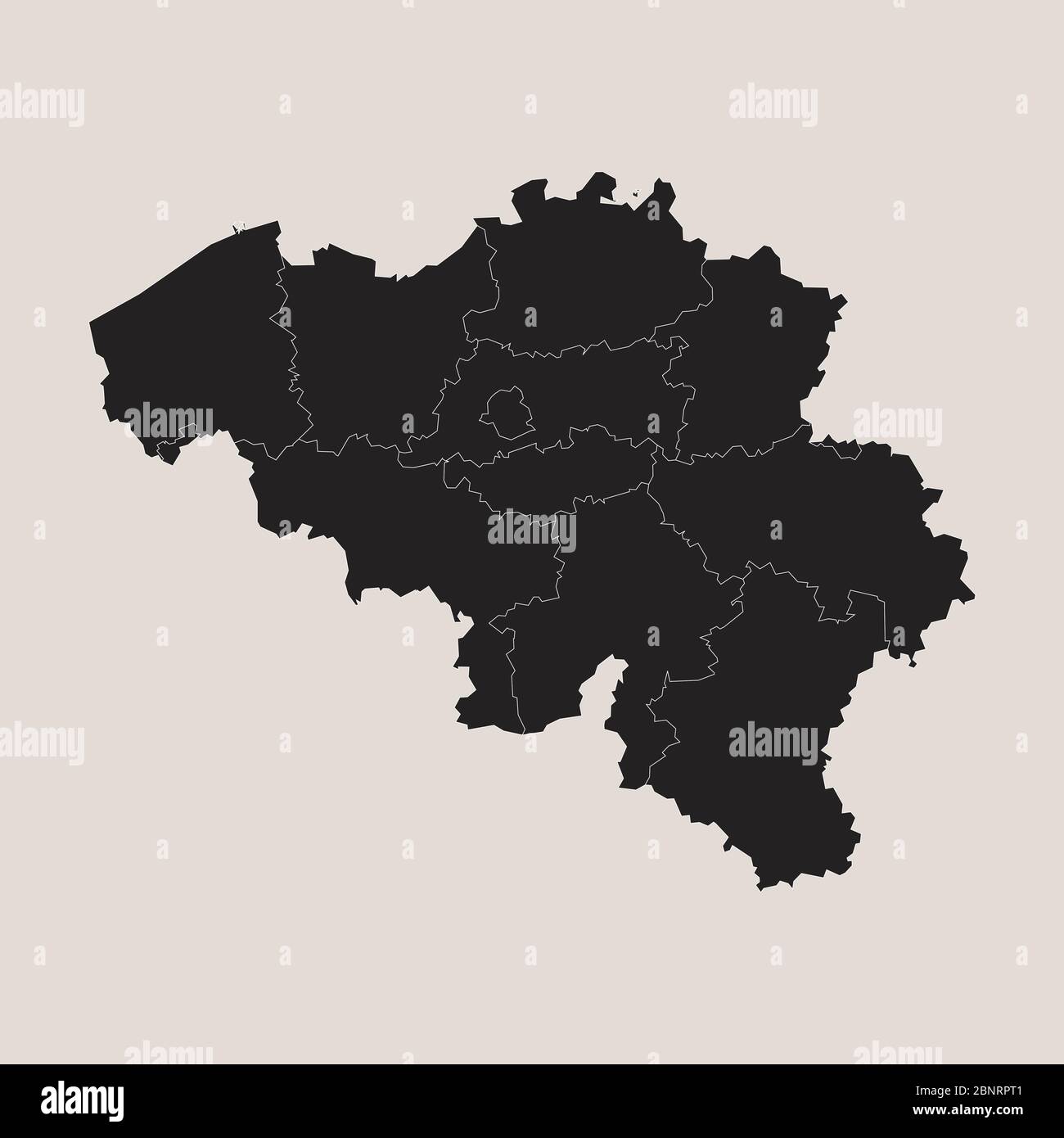 Belgium map poster hi-res stock photography and images - Alamy
